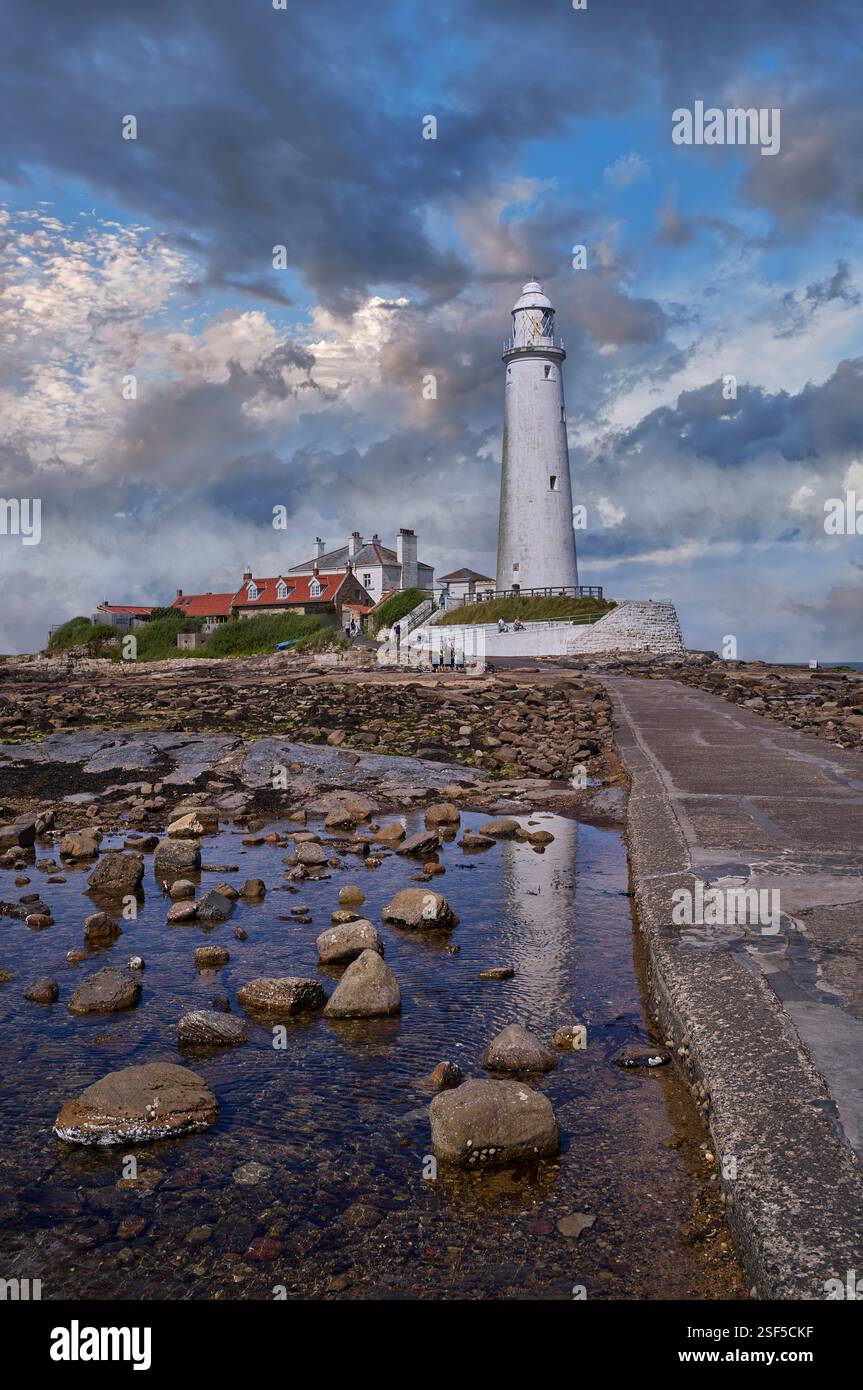 St Mary's Lighthouse, originally built in 1664 on an earlier Abbey ...