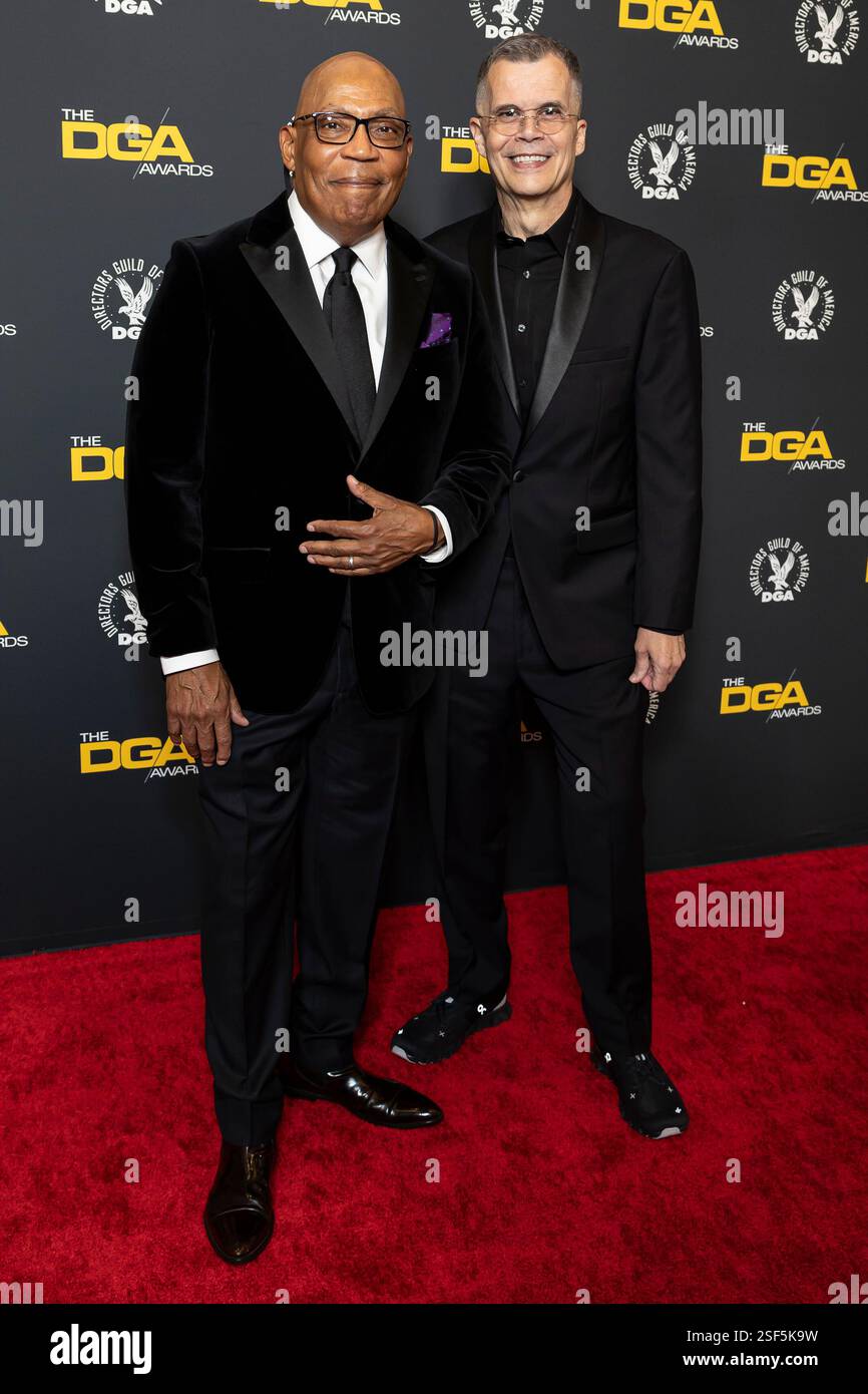 Beverly Hills, USA. 08th Feb, 2025. Paris Barclay and Christopher Mason ...