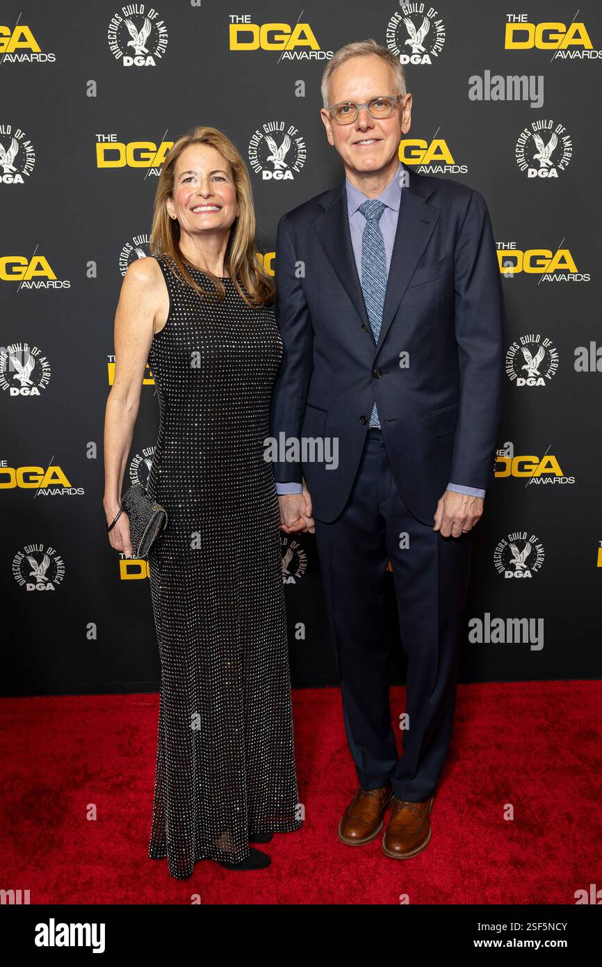 Beverly Hills, USA. 08th Feb, 2025. Laura Belsey and Peter Baran attend ...