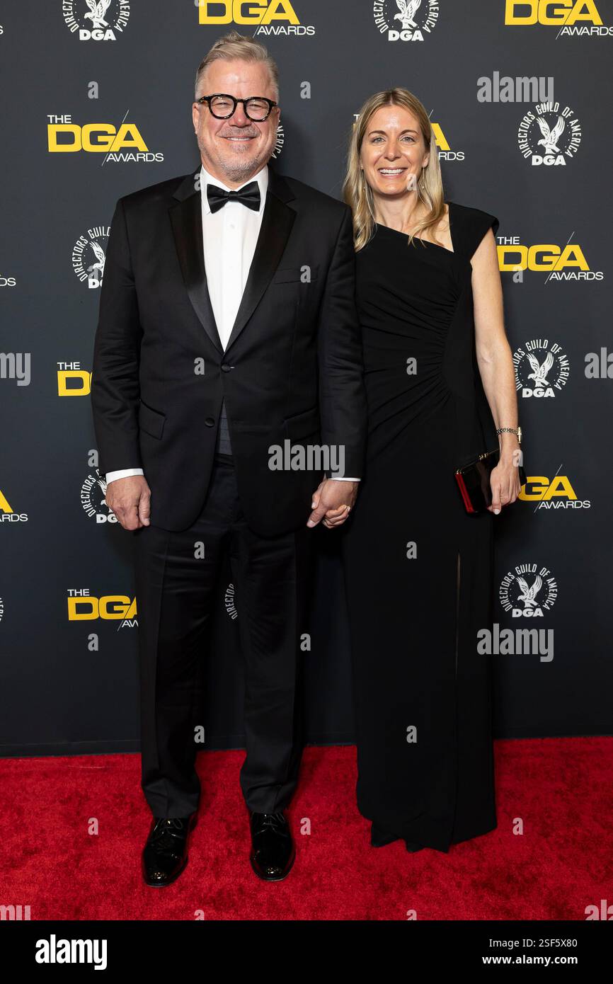 Beverly Hills, USA. 08th Feb, 2025. Alex Graves and guest attend the ...