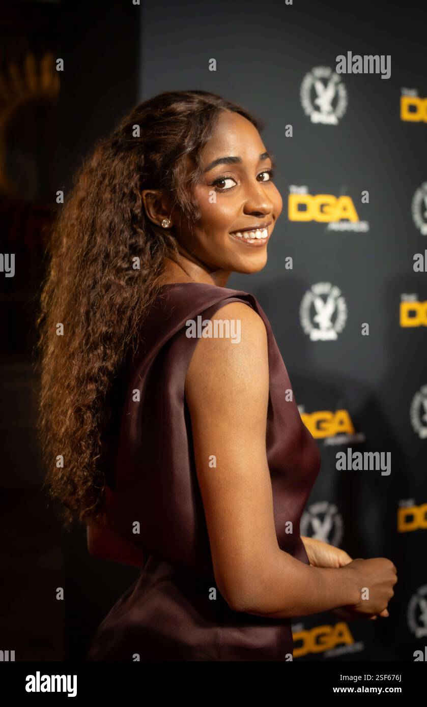 February 8, 2025, Beverly Hills, California, USA: AYO EDEBIRI arrives ...