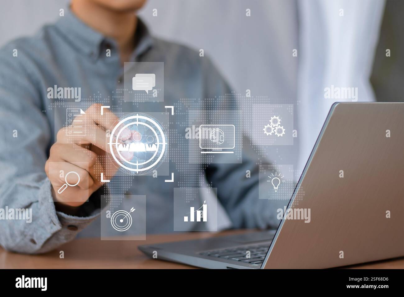 The concept of targeting marketing for target customers Stock Photo - Alamy