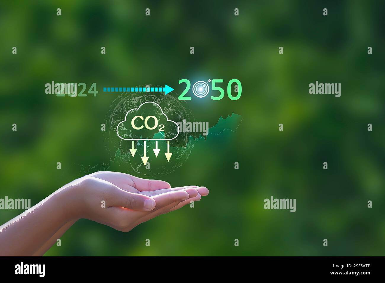 The carbon neutral concept reduces CO2 emissions, reducing global ...