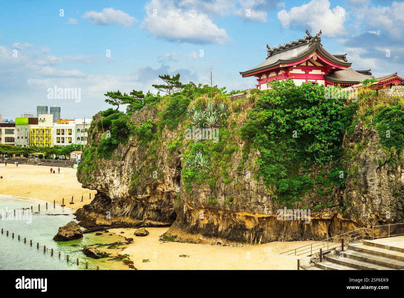 Scenery of Naminoue Shrine located at Naha city in Okinawa, Japan Stock ...