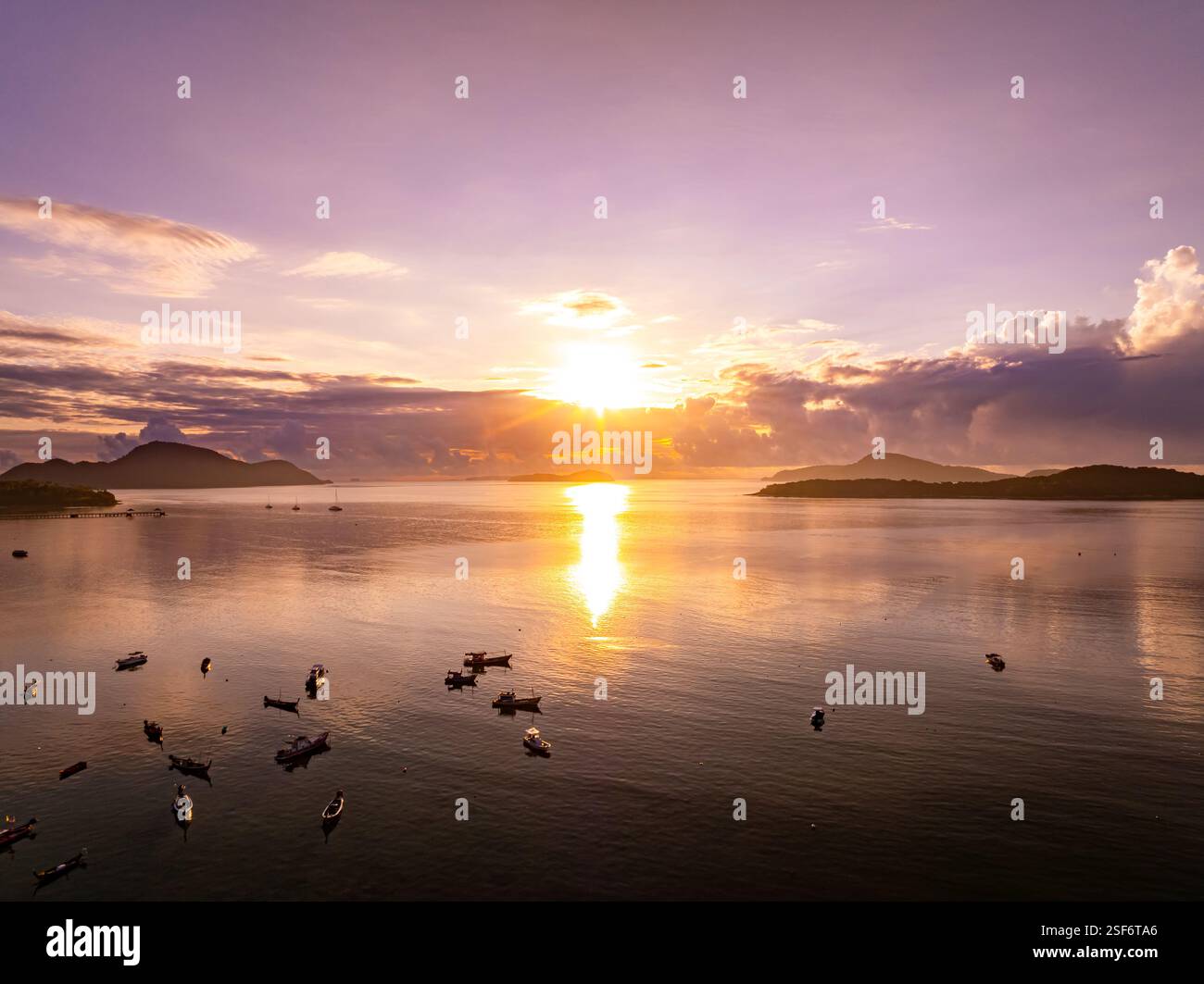 Beautiful sunset or sunrise clouds sky,Nature Light Sunset over sea ...