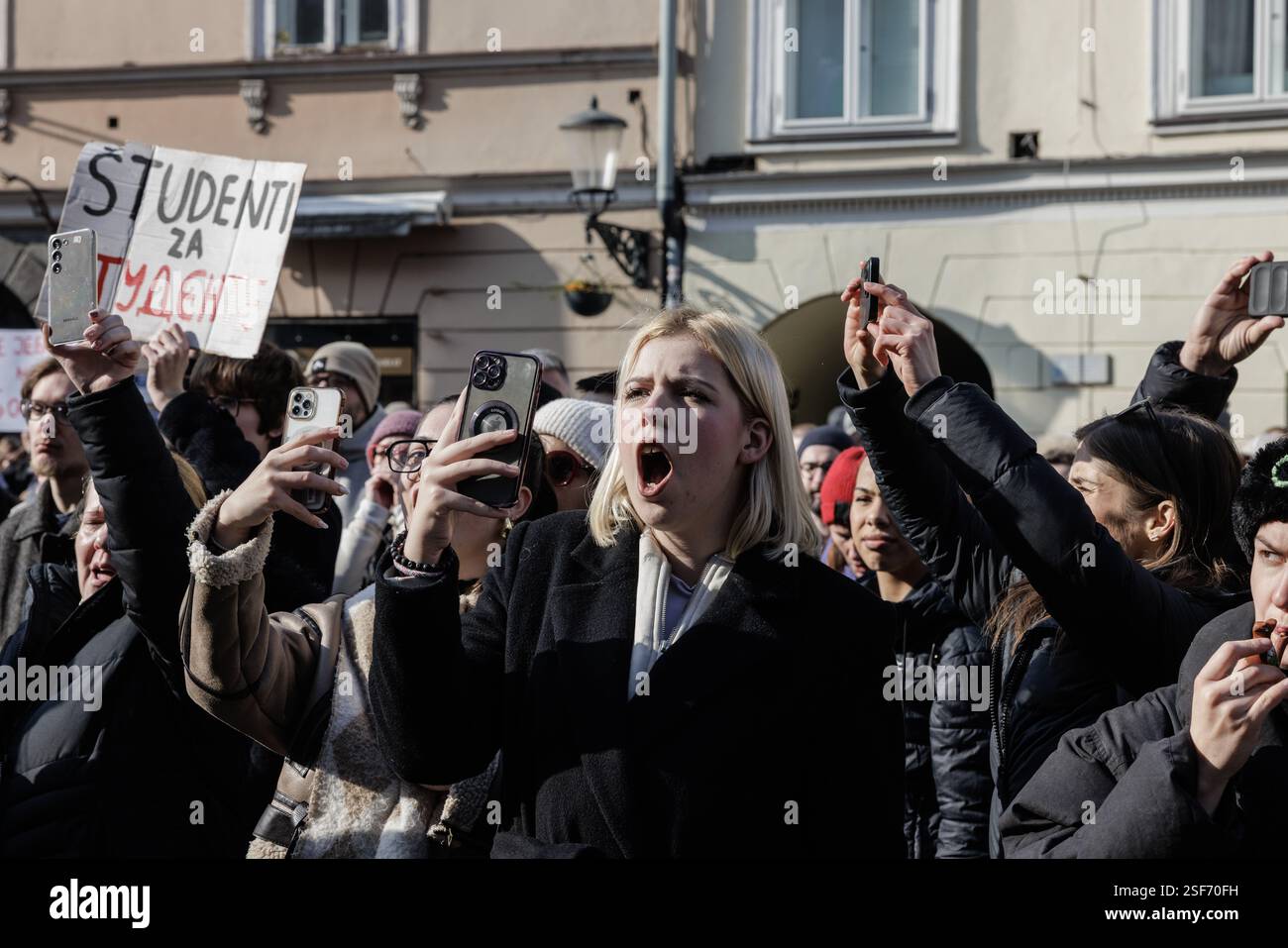 Serbia protests 2025 hi-res stock photography and images - Alamy