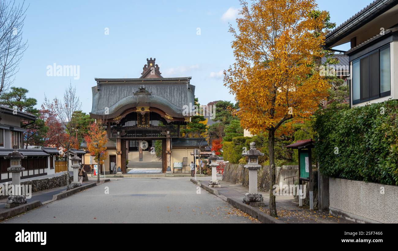 Temple View of Takayama City, Takayama, Japan Stock Photo - Alamy