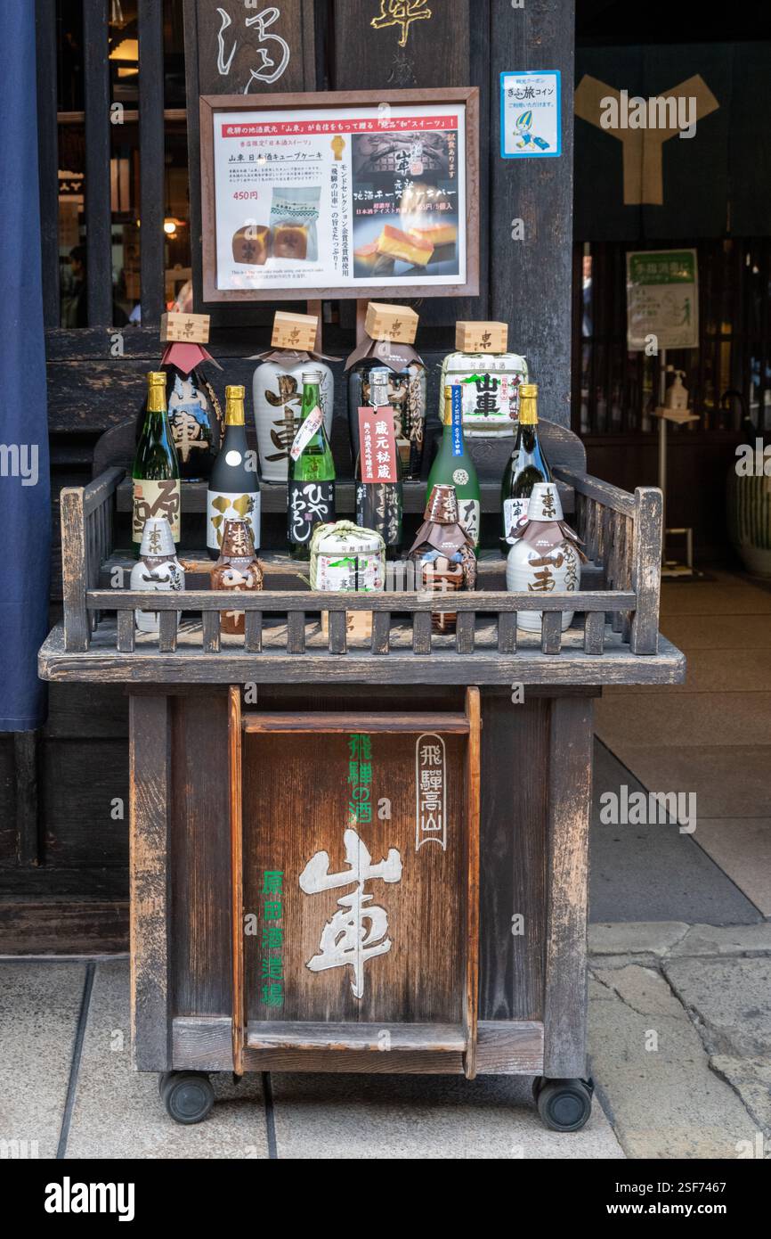 Sanmachi Suji Historical District, Takayama City, Takayama, Japan Stock ...