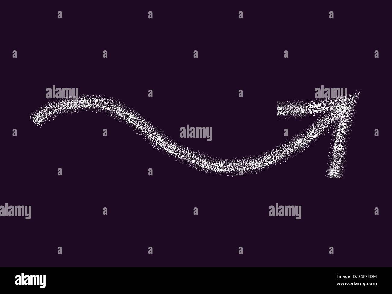 Hand drawn vector icons charcoal arrow line bold stroke; pencil, crayon ...