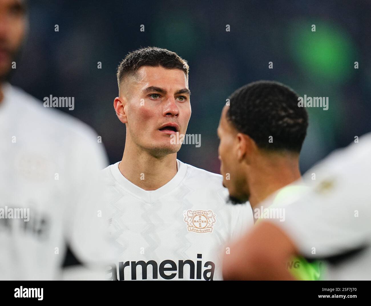 Volkswagen Arena, Wolfsburg, Germany. 08th Feb, 2025. Patrik Schick of ...