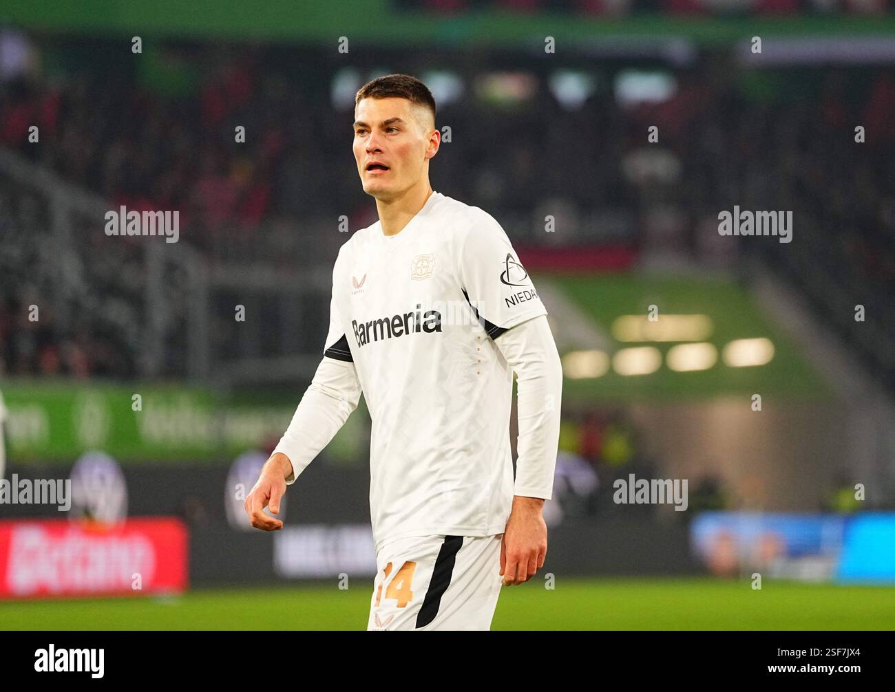Volkswagen Arena, Wolfsburg, Germany. 08th Feb, 2025. Patrik Schick of ...