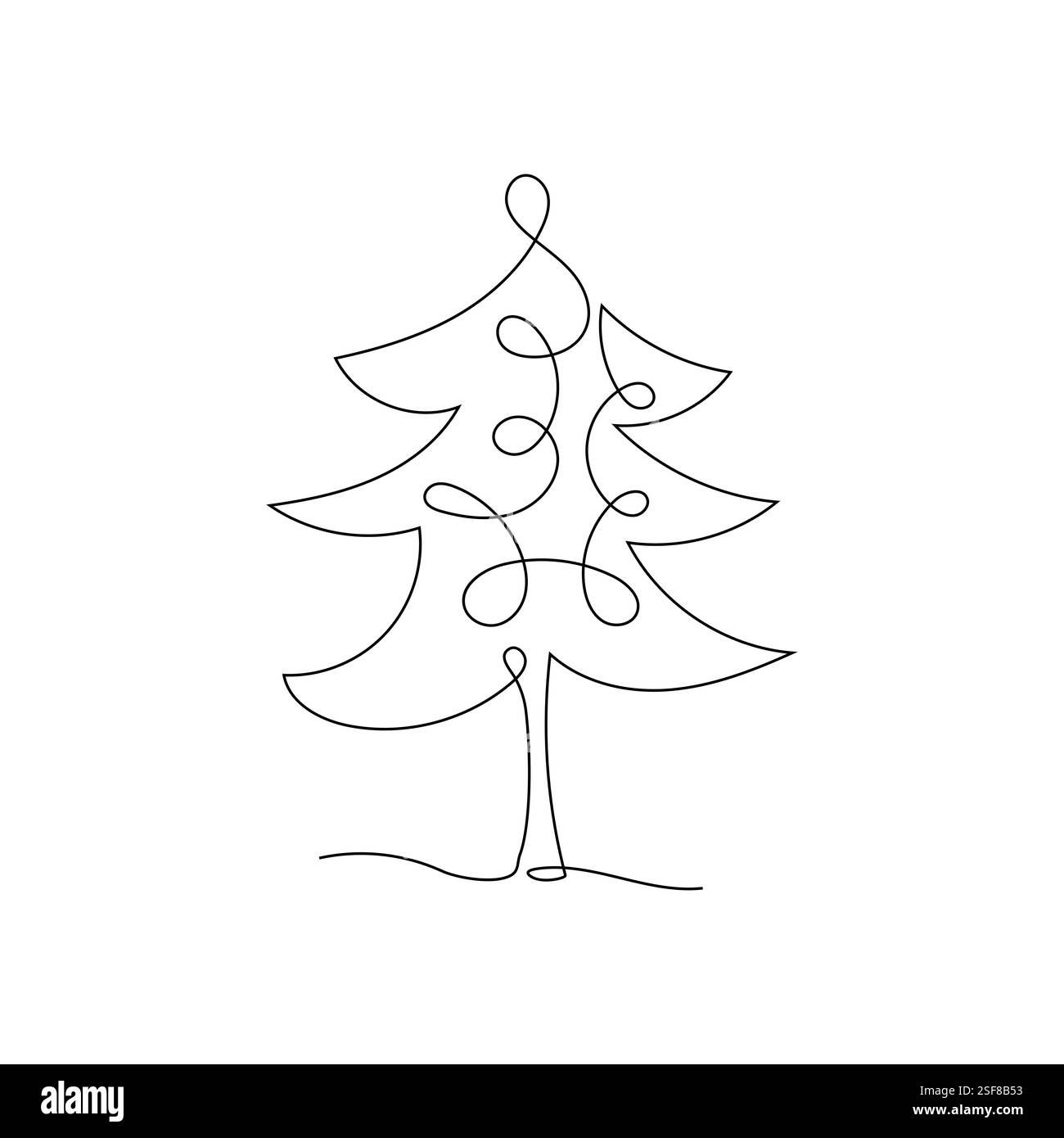 Tree line drawing hi-res stock photography and images - Alamy