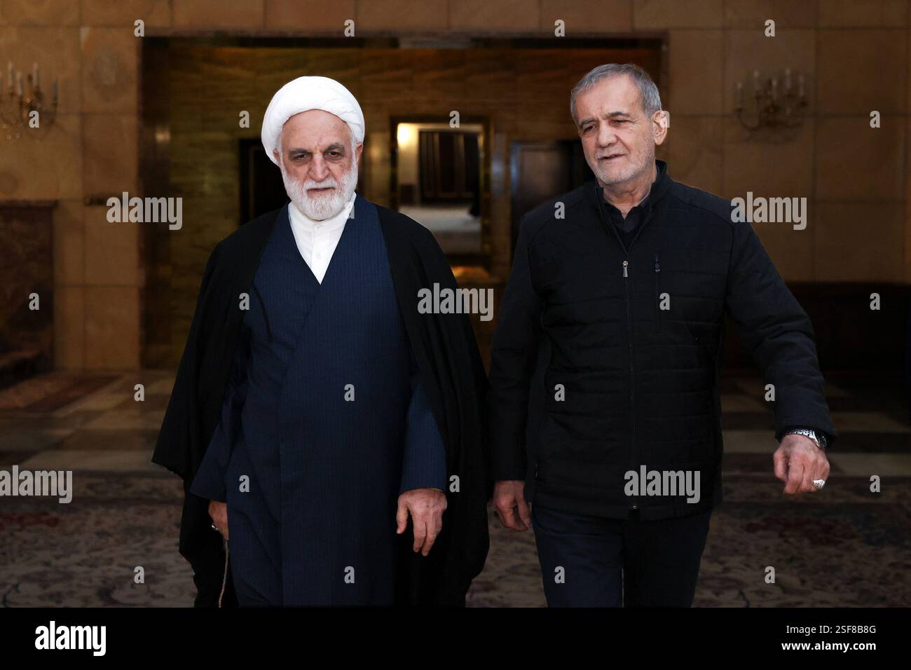 Tehran, Iran. 8th Feb, 2025. Iranian Chief Justice GHOLAM HOSSEIN ...