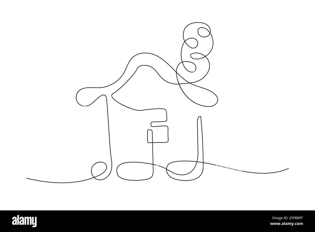 Whimsical home concept Stock Vector Images - Alamy