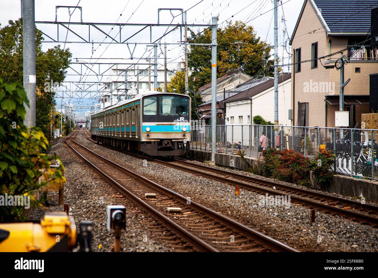 A train approaching Gion-Shijo station in Kyoto, Japan Stock Photo - Alamy