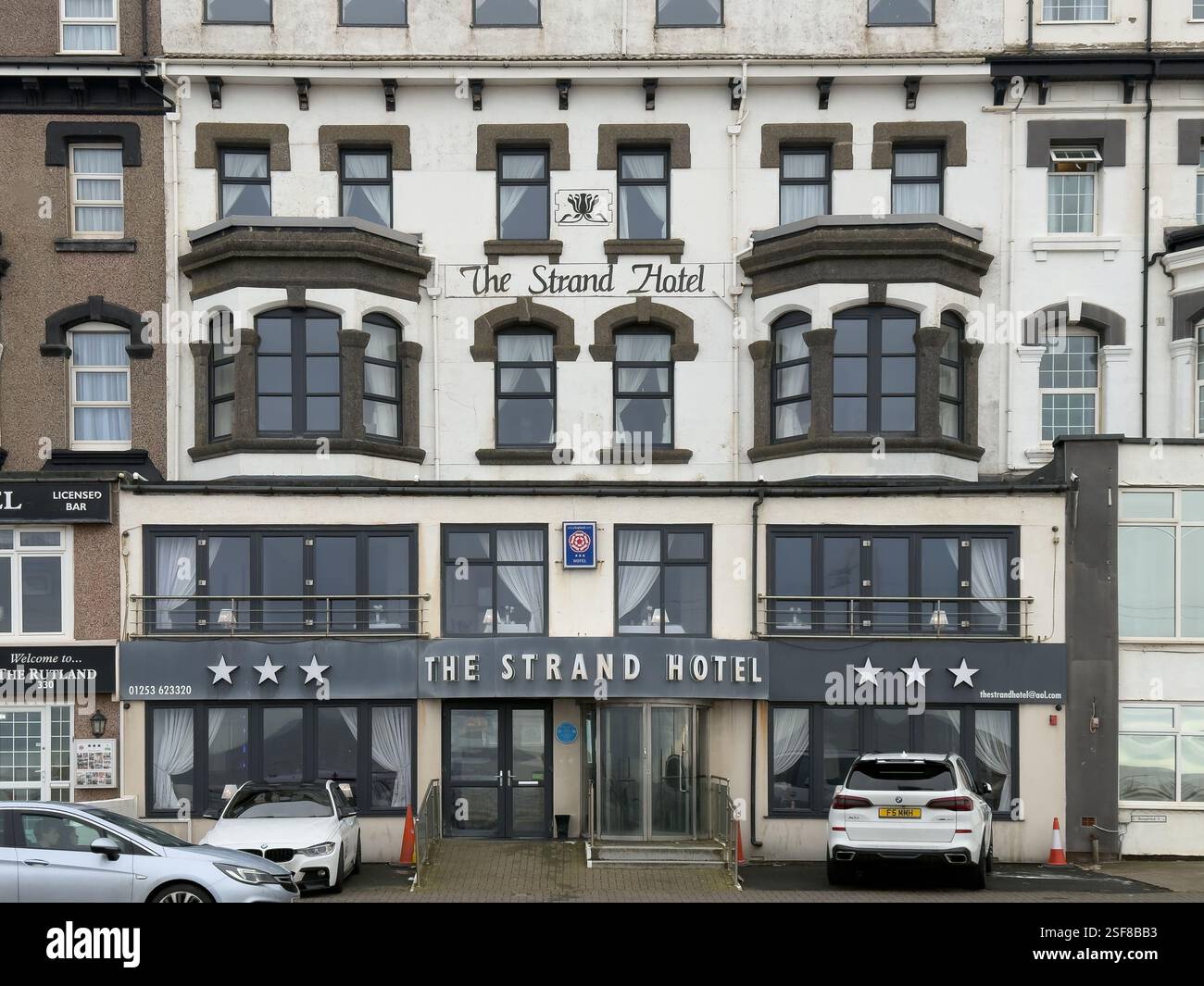 The Strand Hotel Blackpool Lancashire UK Stock Photo - Alamy