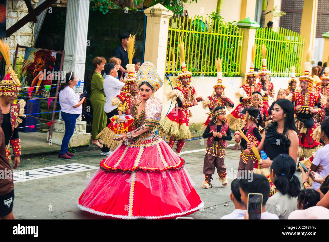 Romblon, Romblon, Philippines. January 11, 2025. Colorful costumes of ...
