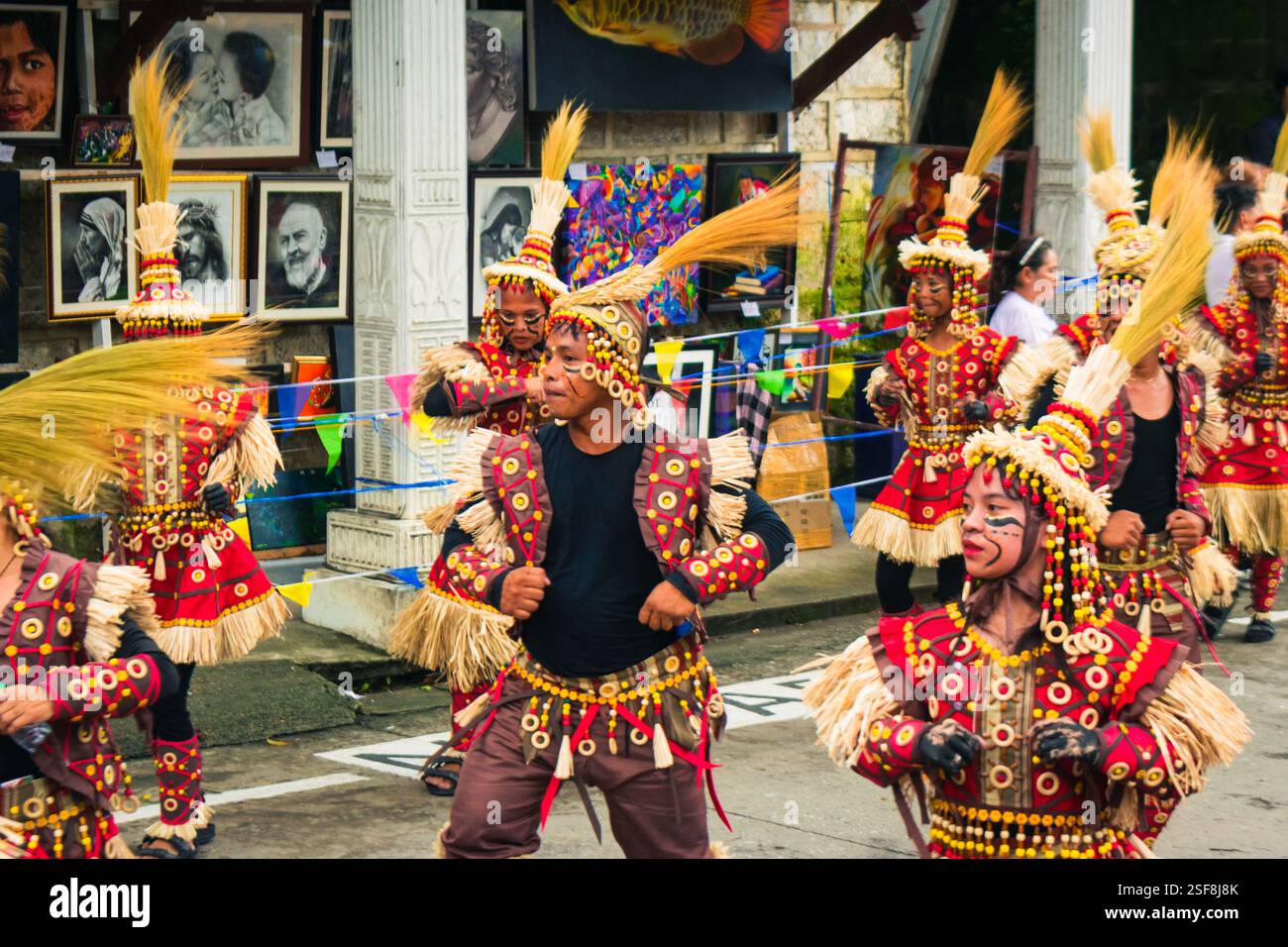 Romblon, Romblon, Philippines. January 11, 2025. Colorful costumes of ...