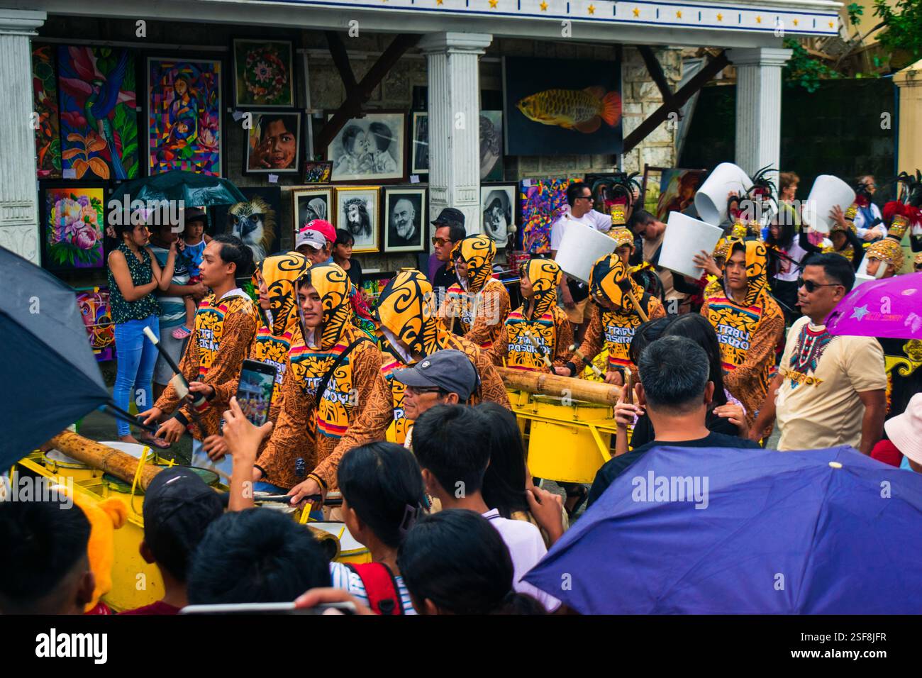 Romblon, Romblon, Philippines. January 11, 2025. Colorful costumes of ...