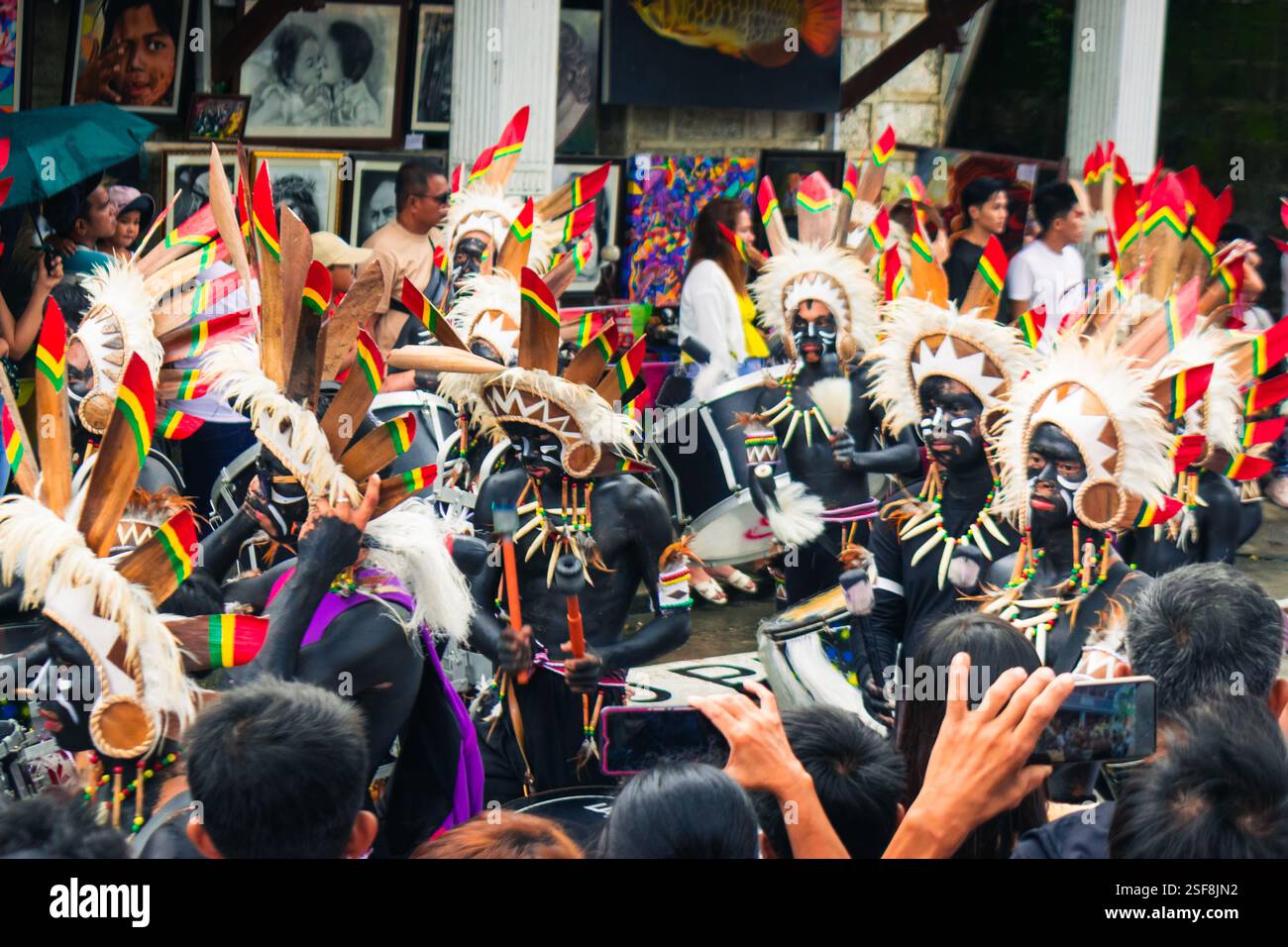 Romblon, Romblon, Philippines. January 11, 2025. Colorful costumes of ...