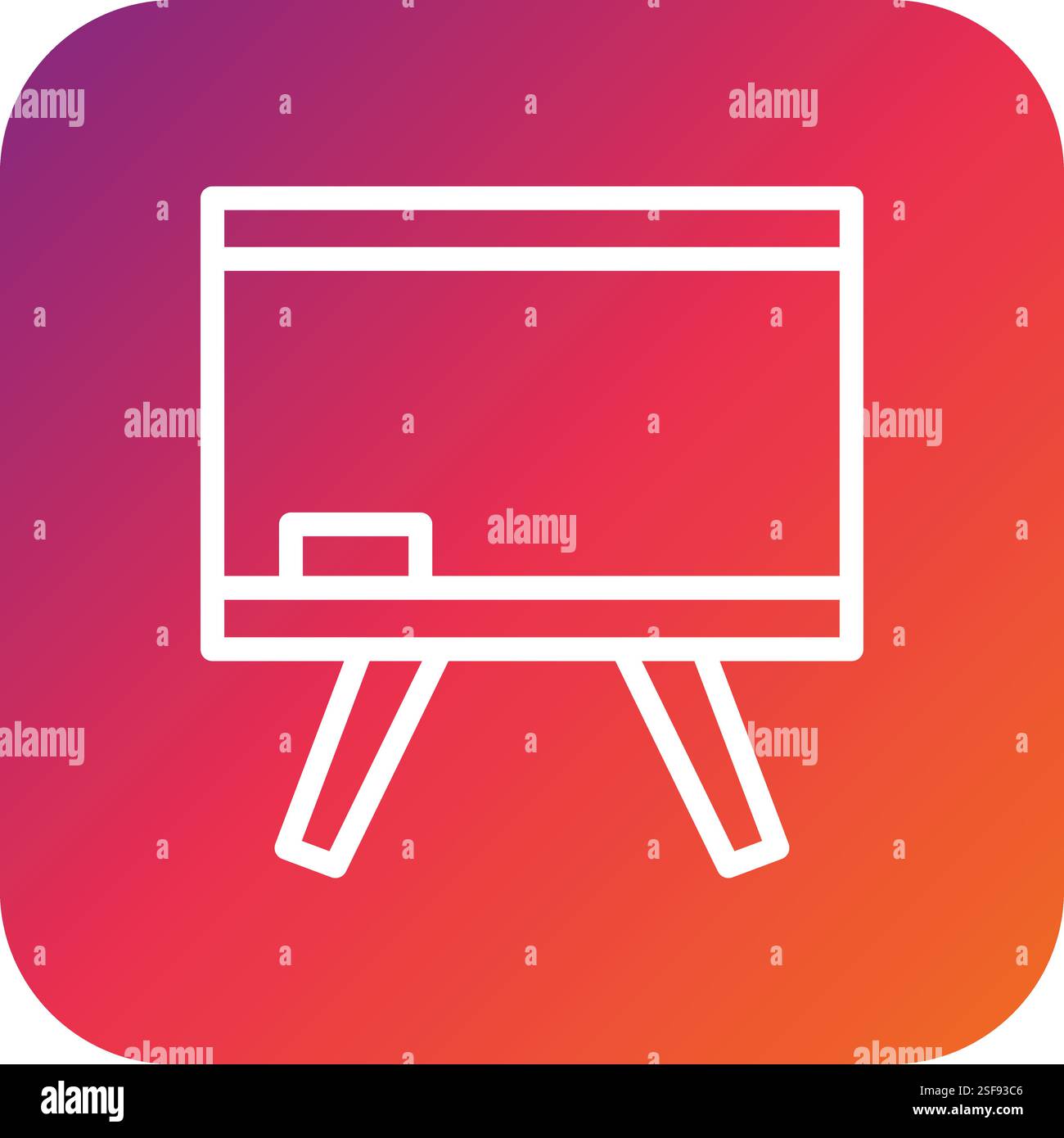 Chalkboard Vector Icon Design Illustration Stock Vector Image & Art - Alamy