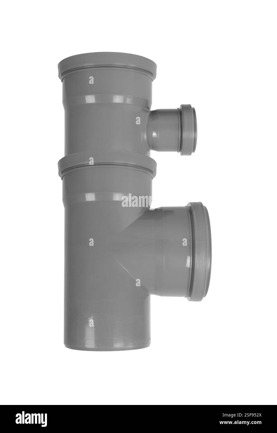 Plumbing and sewerage - 90 degree PVC fitting sewerage system three ...