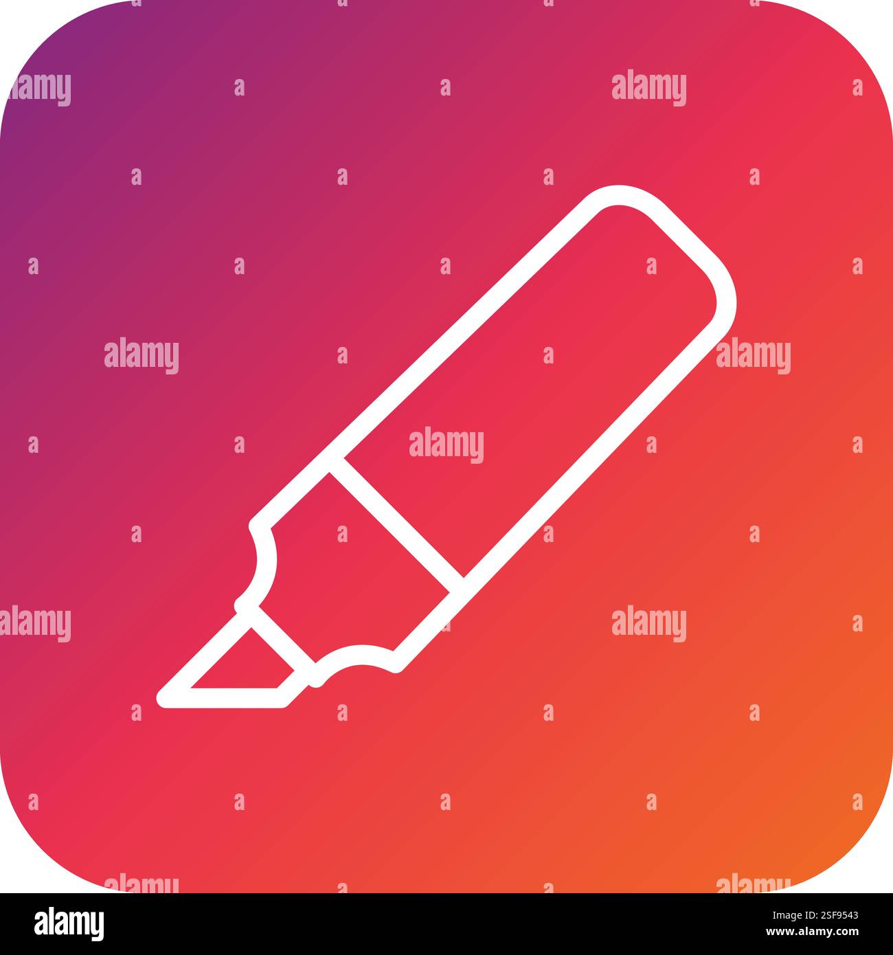 3d set markers pen Stock Vector Images - Alamy