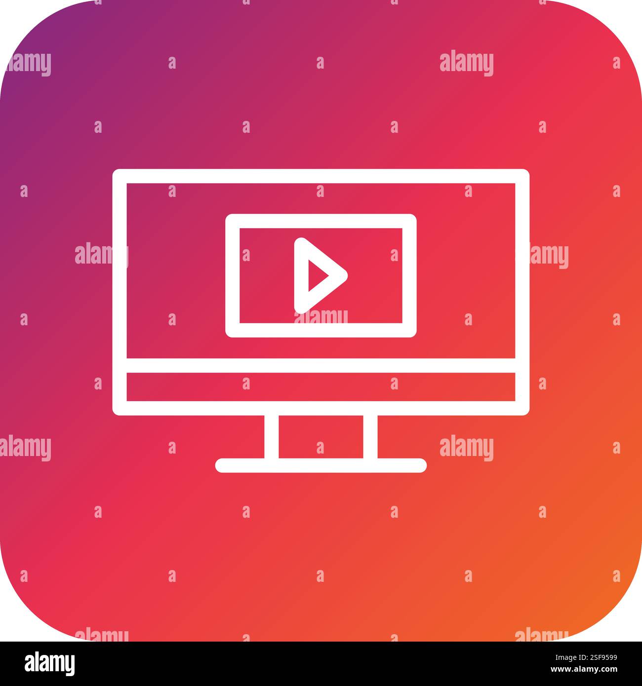 Broadcast Vector Icon Design Illustration Stock Vector Image & Art - Alamy