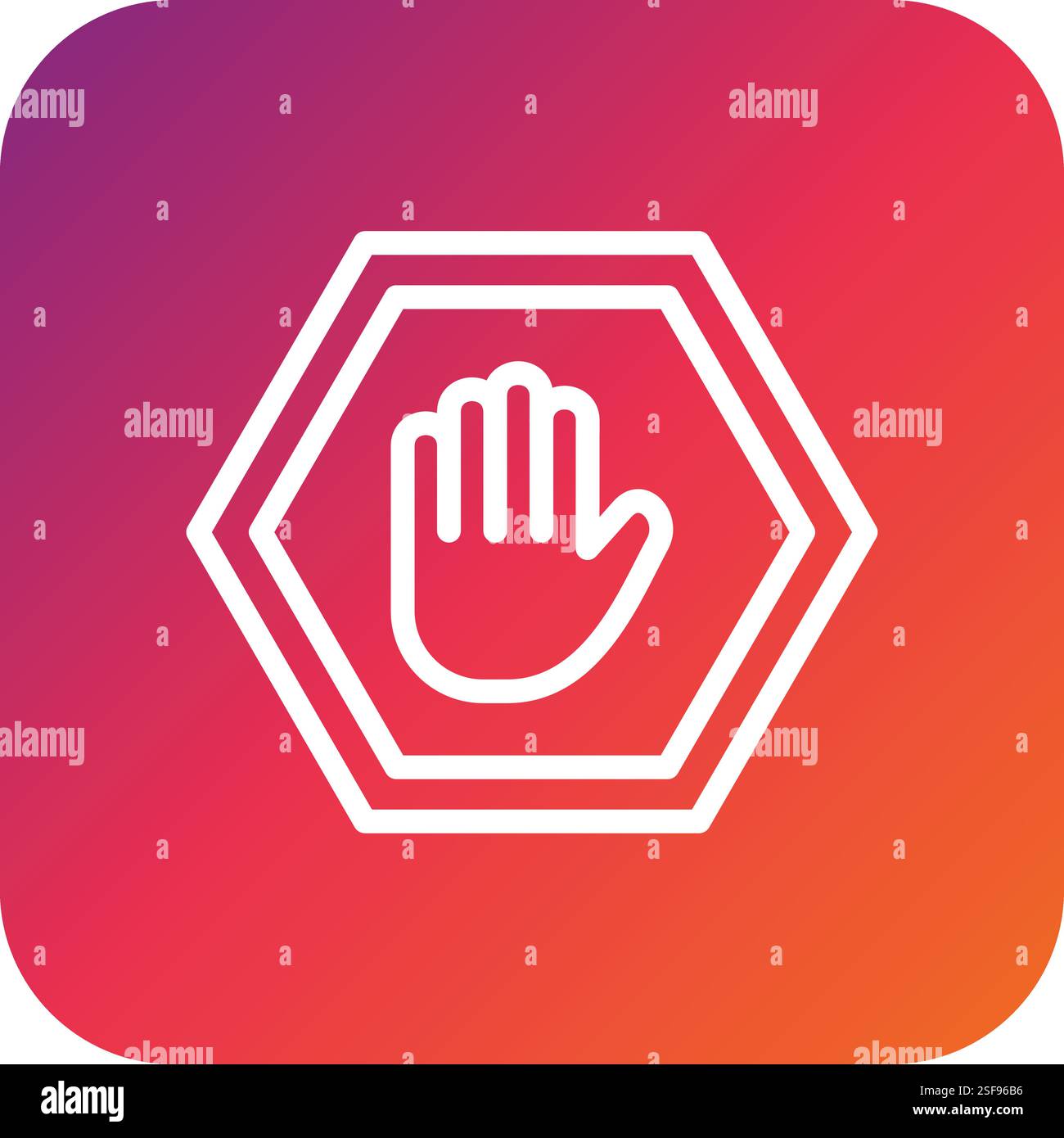 Ad Block Vector Icon Design Illustration Stock Vector Image & Art - Alamy