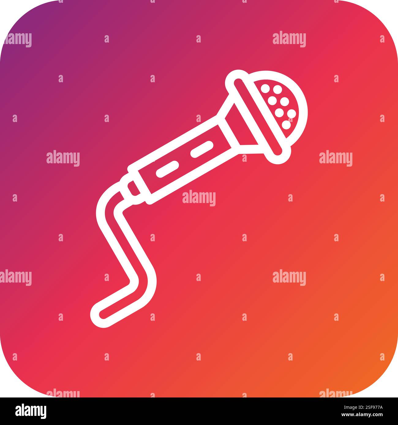 Microphone Vector Icon Design Illustration Stock Vector Image & Art - Alamy