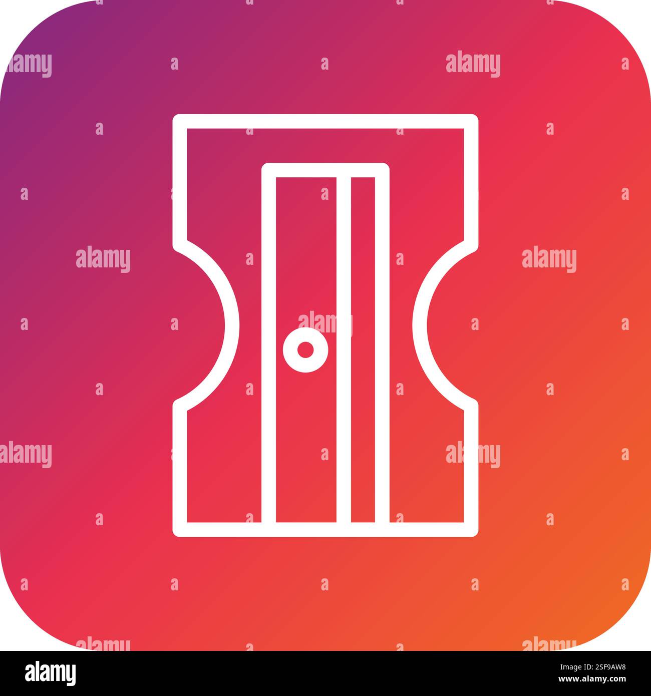 Sharpner Vector Icon Design Illustration Stock Vector Image & Art - Alamy