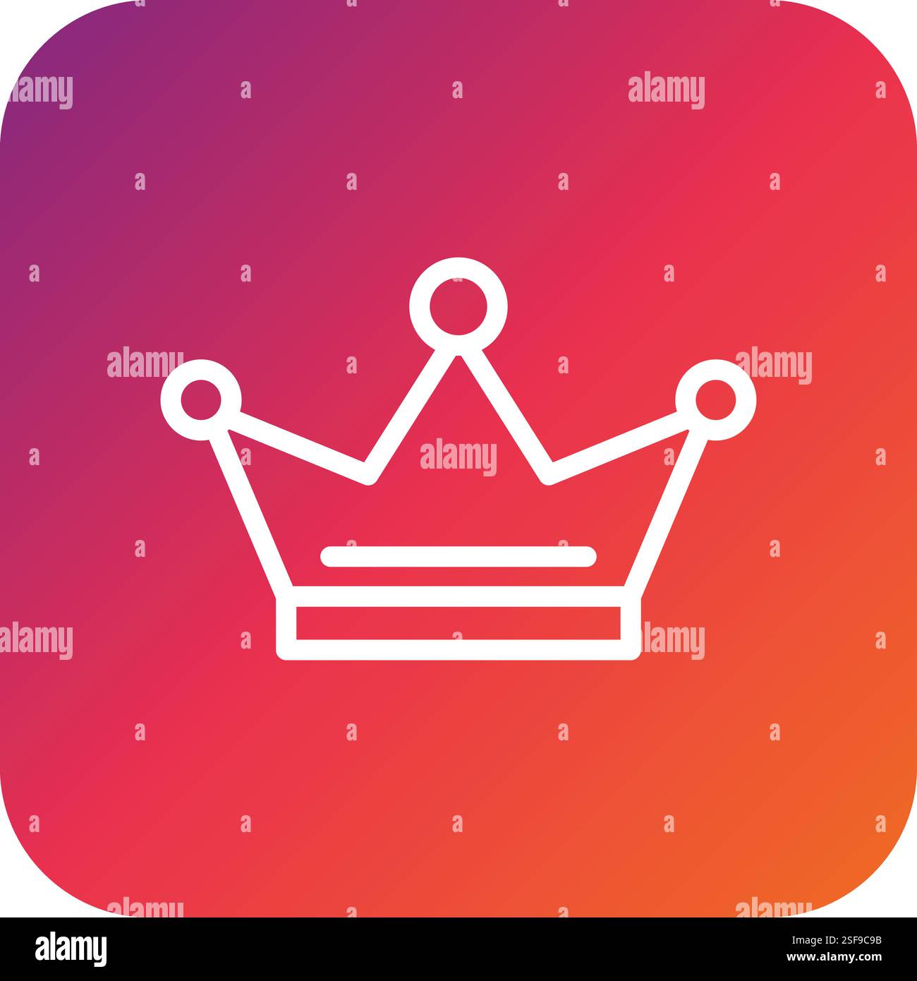 Crown Vector Icon Design Illustration Stock Vector Image & Art - Alamy