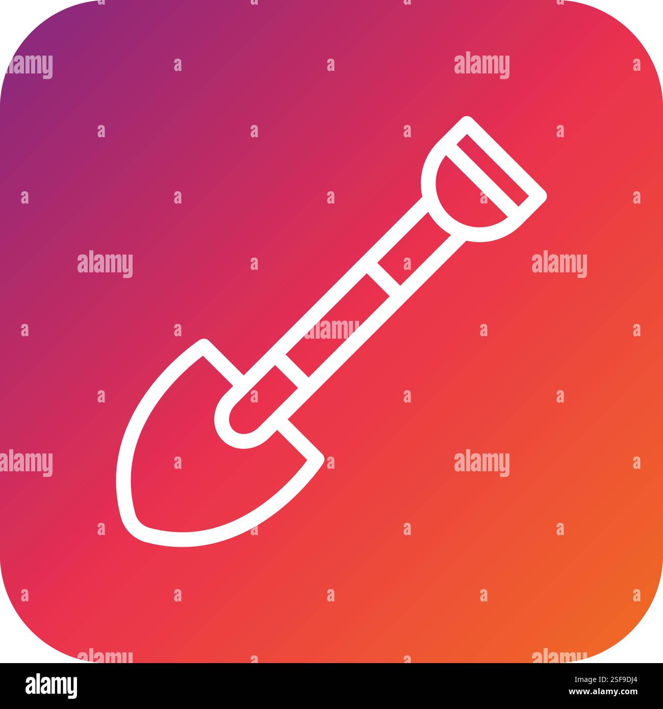2 shovels Stock Vector Images - Alamy