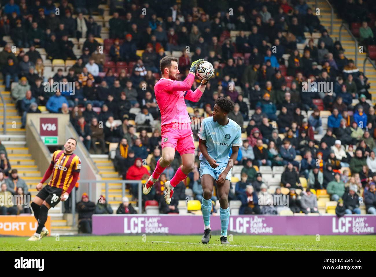 The University of Bradford Stadium, Bradford, England - 8th February ...