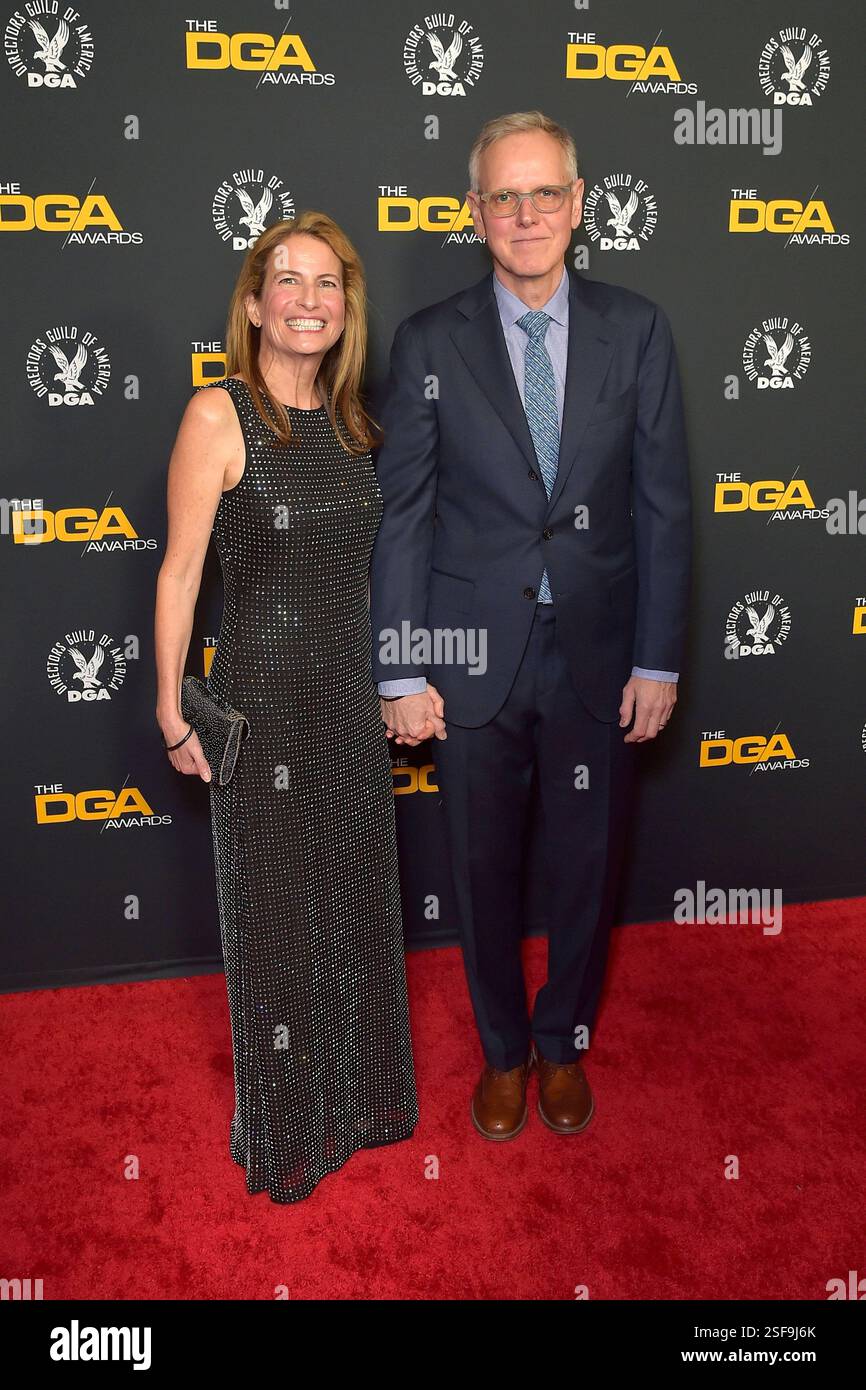 Laura Belsey und Peter Baran bei der Verleihung der 77. DGA Awards 2025 ...
