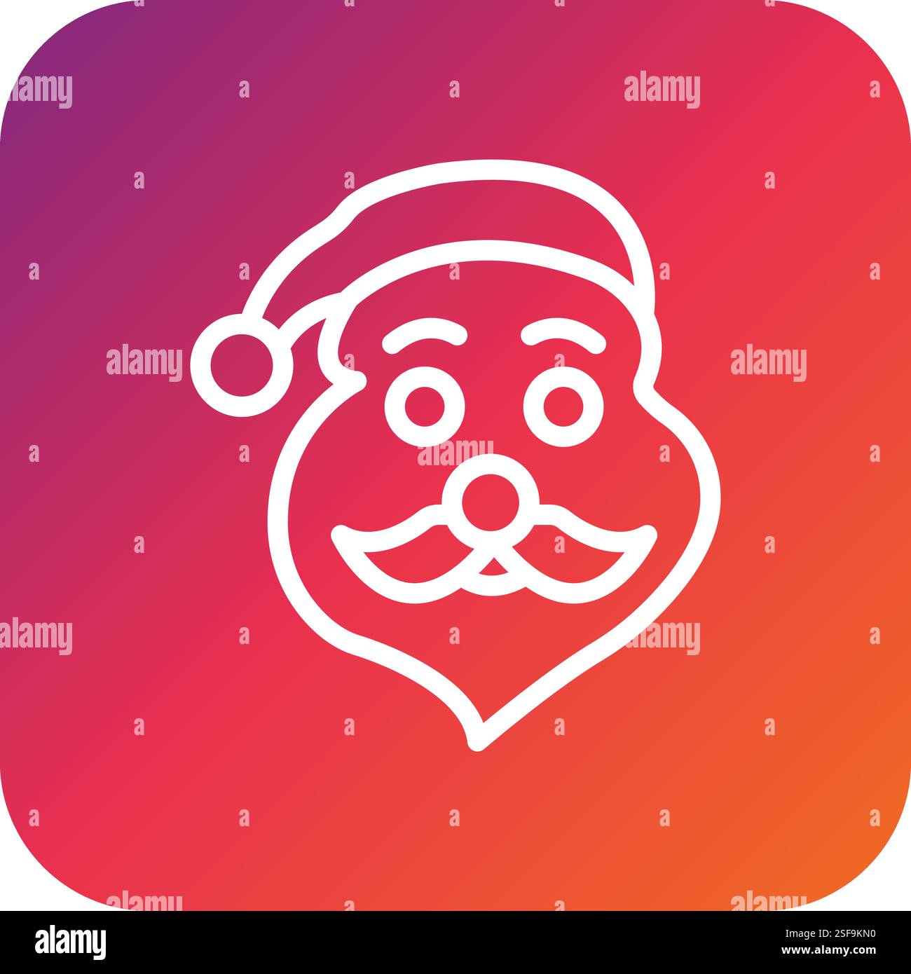 Santa claus Vector Icon Design Illustration Stock Vector Image & Art ...