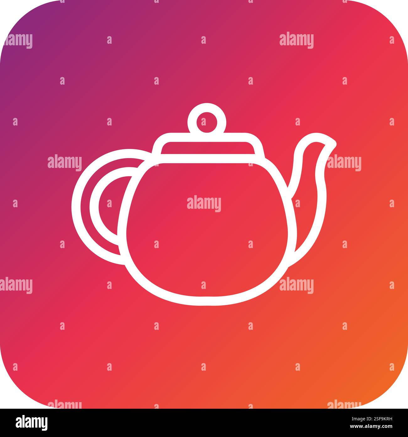 Teapot Vector Icon Design Illustration Stock Vector Image & Art - Alamy