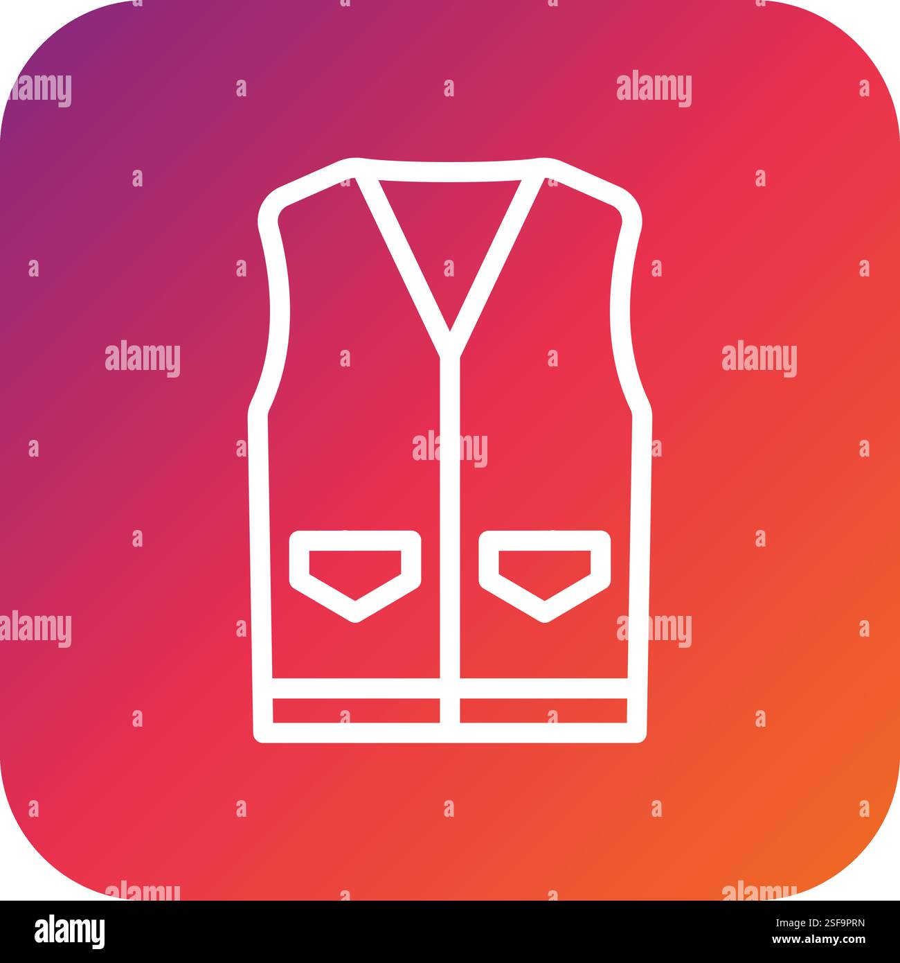 Vest flat design Stock Vector Images - Alamy