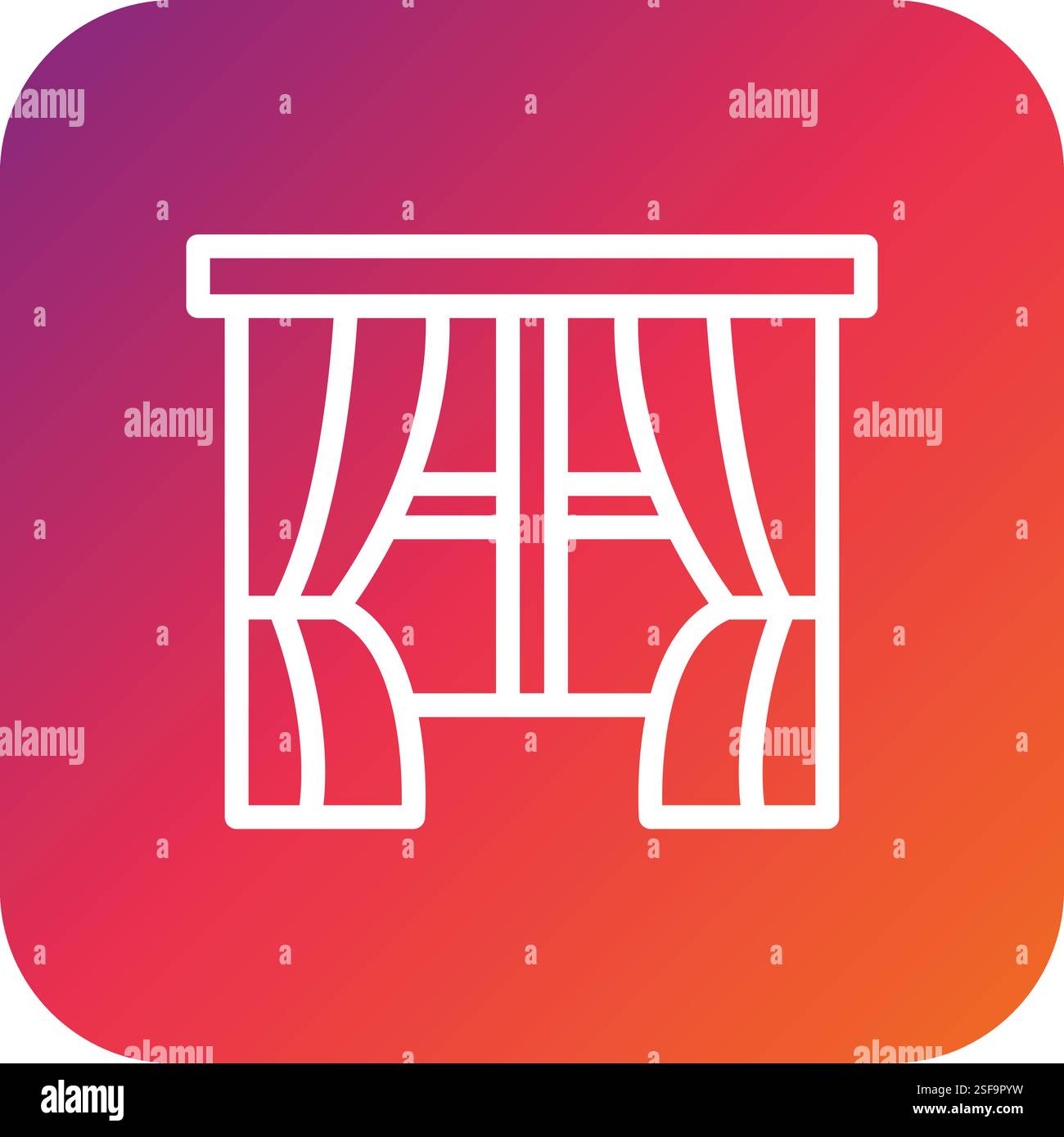 Window icon flat design Stock Vector Images - Alamy