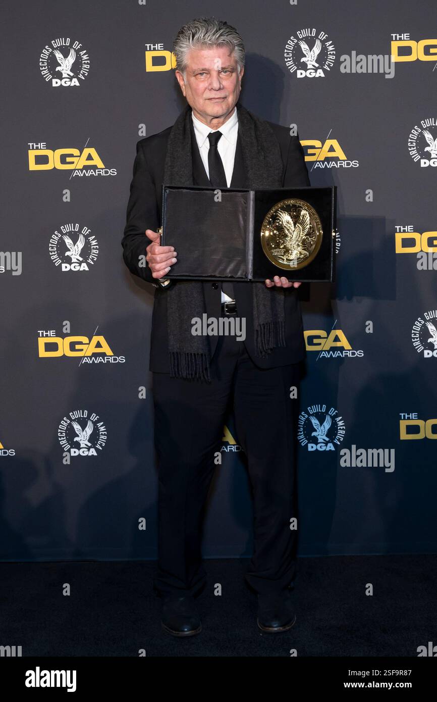 Steven Zaillian poses in the press room during “The 77th Annual ...