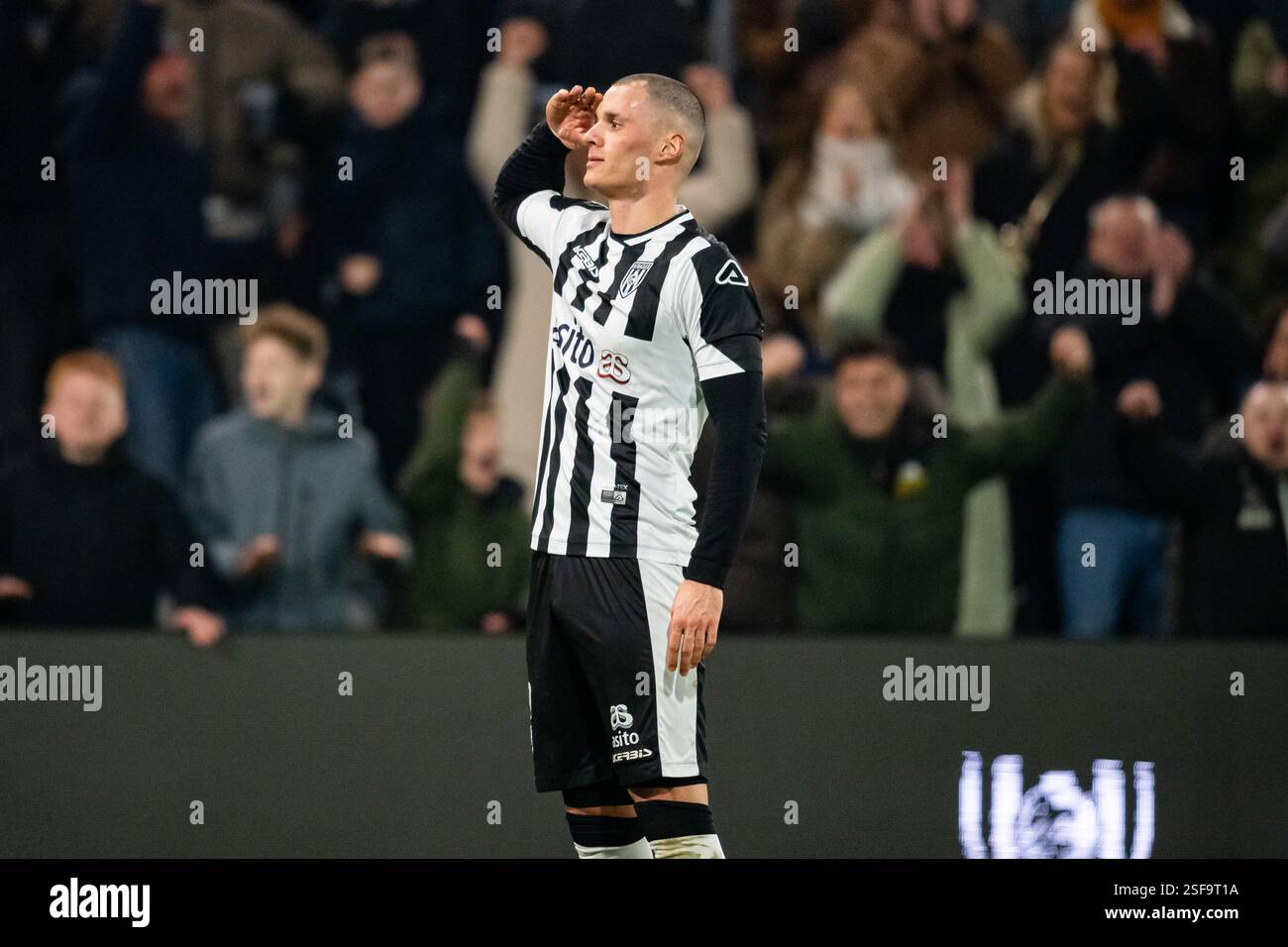 Almelo, Netherlands. 08th Feb, 2025. ALMELO, Stadium Asito, 08-02-2025 ...