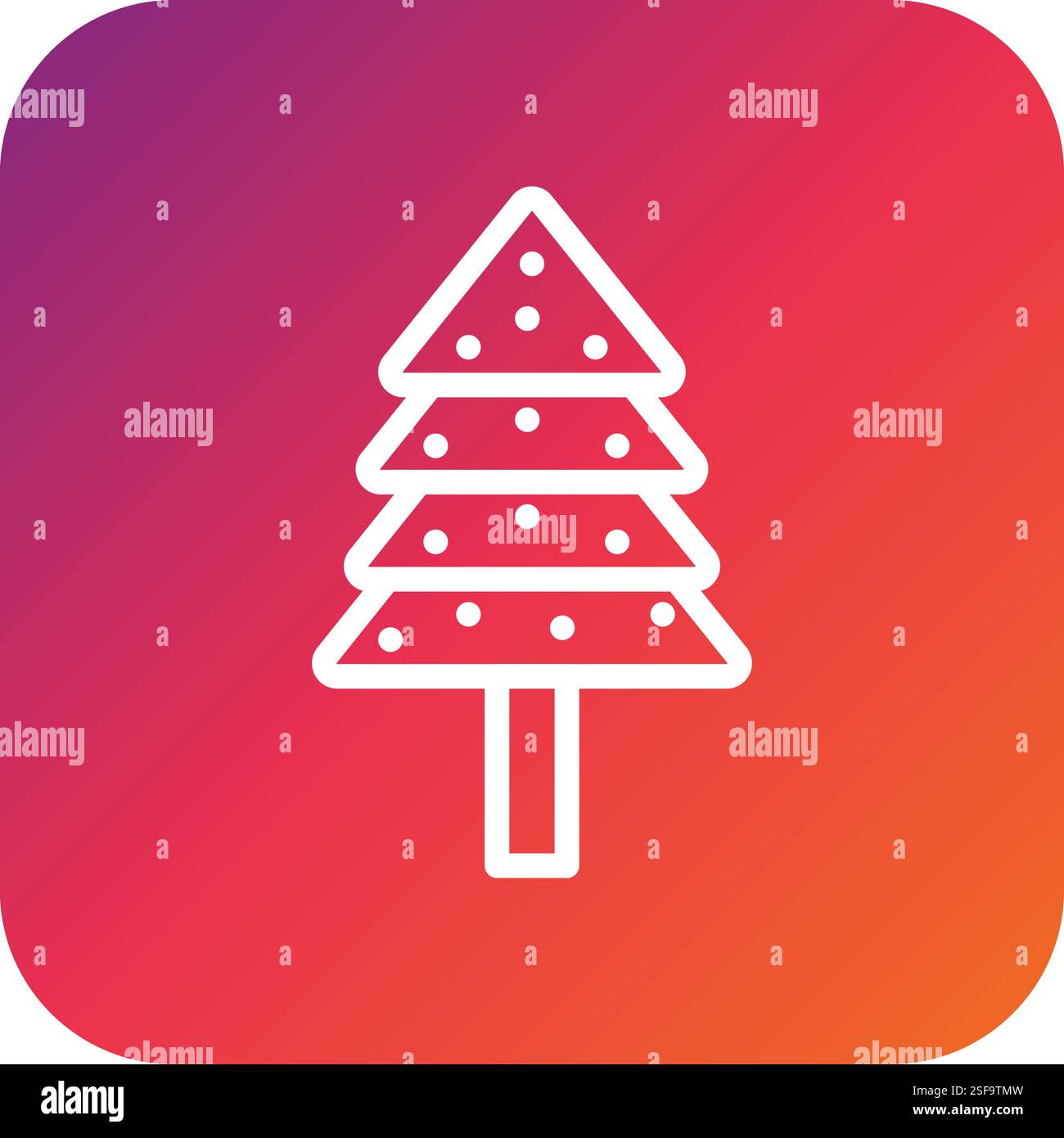 Pine tree Vector Icon Design Illustration Stock Vector Image & Art - Alamy