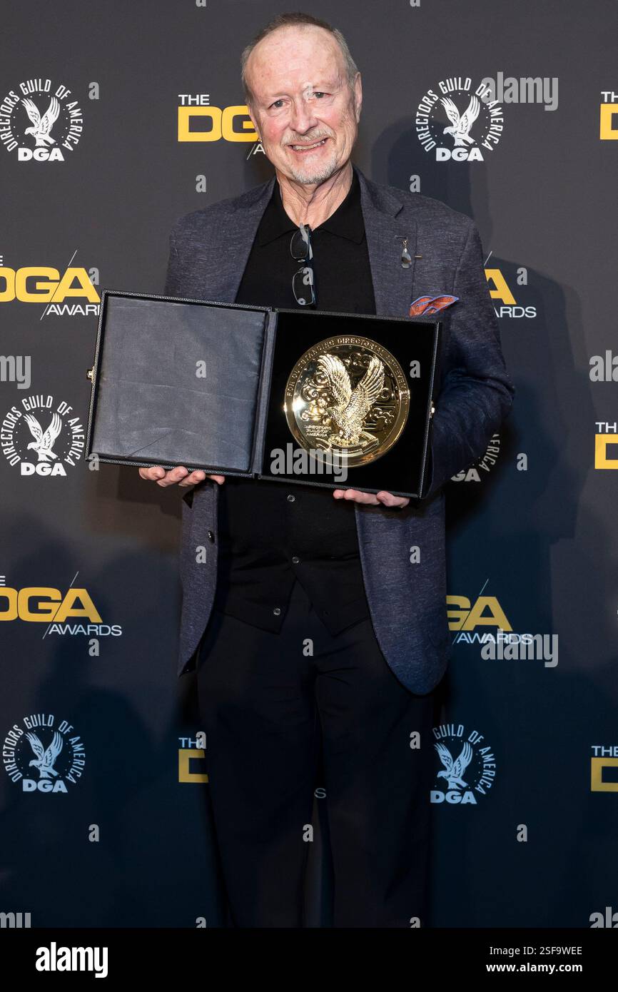 Beverly Hills, USA. 08th Feb, 2025. Neil DeGroot poses in the press ...