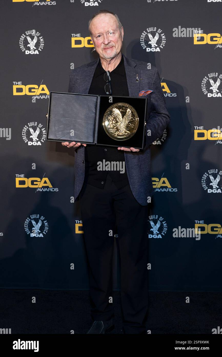 Beverly Hills, USA. 08th Feb, 2025. Neil DeGroot poses in the press ...