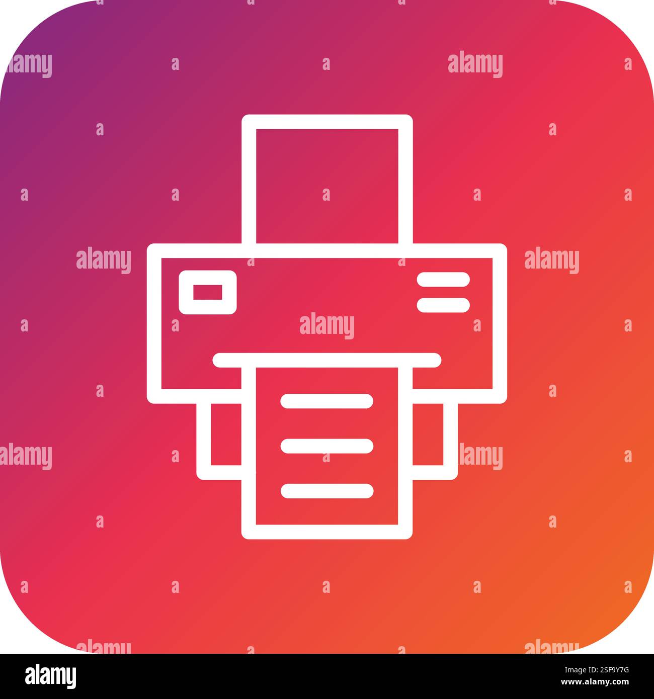 Printer Vector Icon Design Illustration Stock Vector Image & Art - Alamy