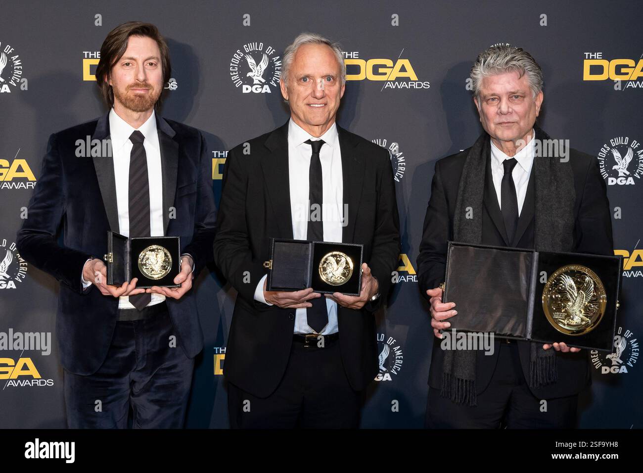 Beverly Hills, USA. 08th Feb, 2025. Joe Guest, Clayton Townsend and ...