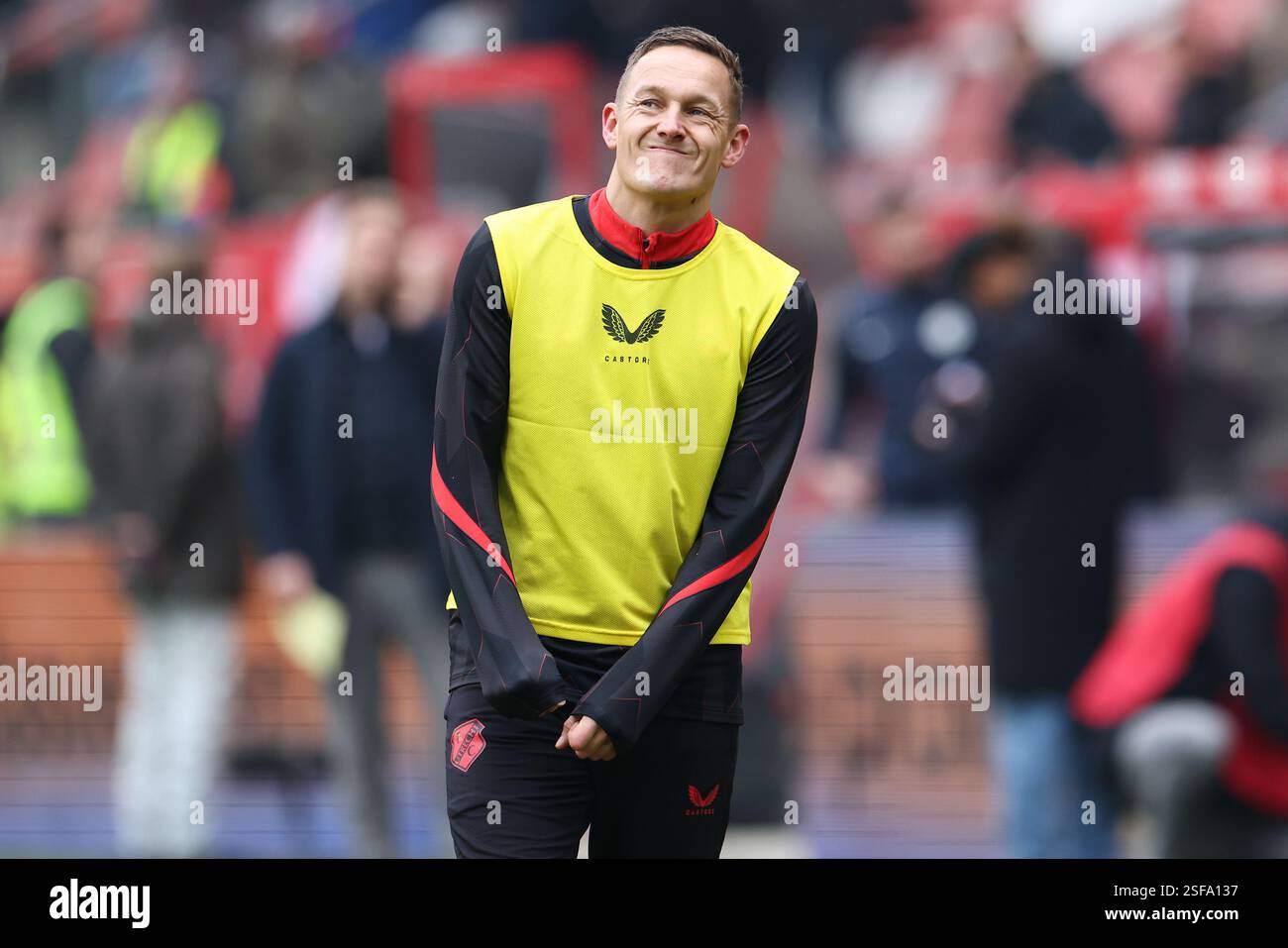UTRECHT, 09-02-2025, Stadium Galgenwaard, season 2024/2025, Dutch Eredivisie Football, during ...
