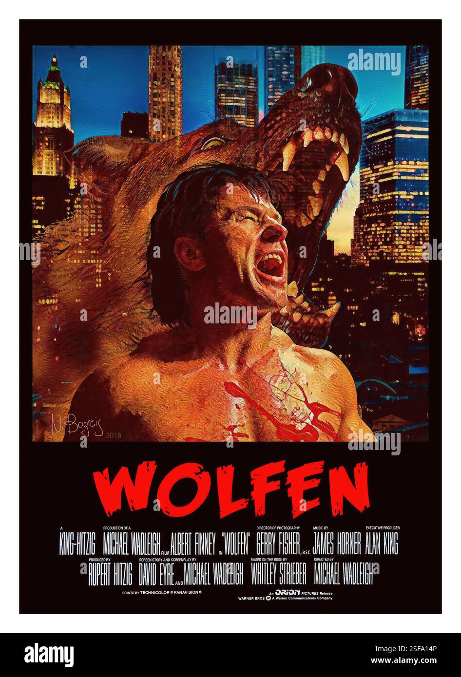 WOLFEN (1981), directed by MICHAEL WADLEIGH. Credit: ORION PICTURES / Album Stock Photo - Alamy