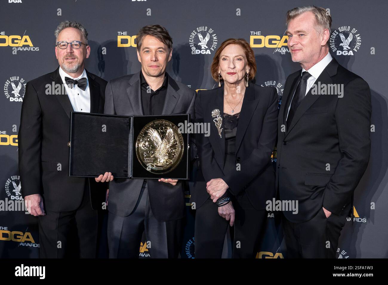 Beverly Hills, USA. 08th Feb, 2025. Russell Hollander, Sean Baker ...