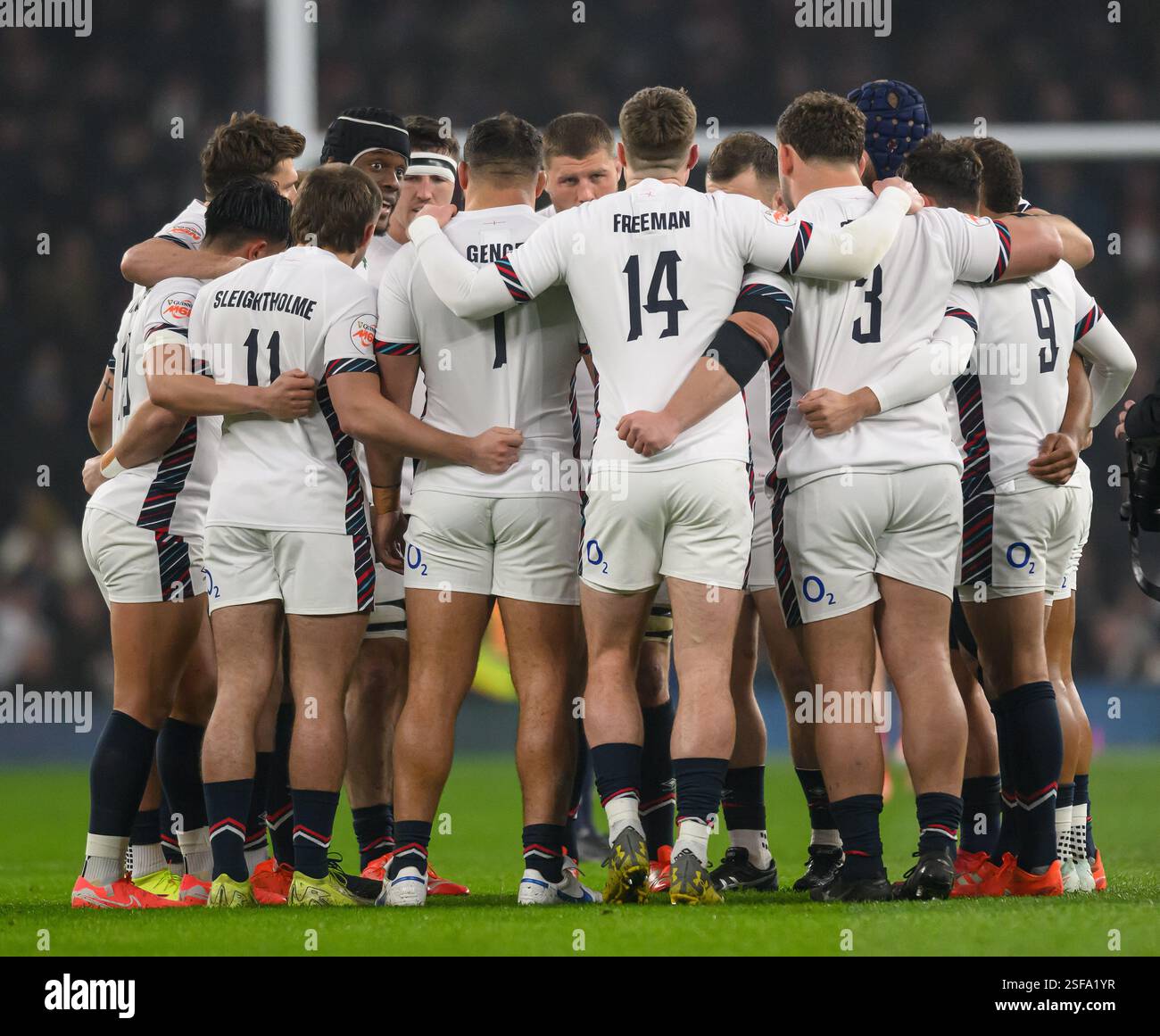 London, UK. 08th Feb, 2025. England v France - Six Nations Championship ...